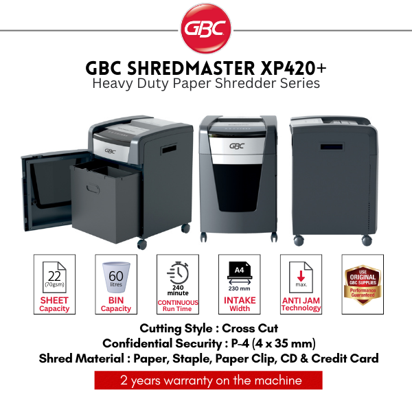GBC Paper Shredder XP420+