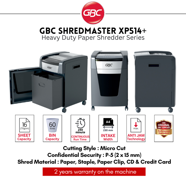 GBC Paper Shredder XP514+