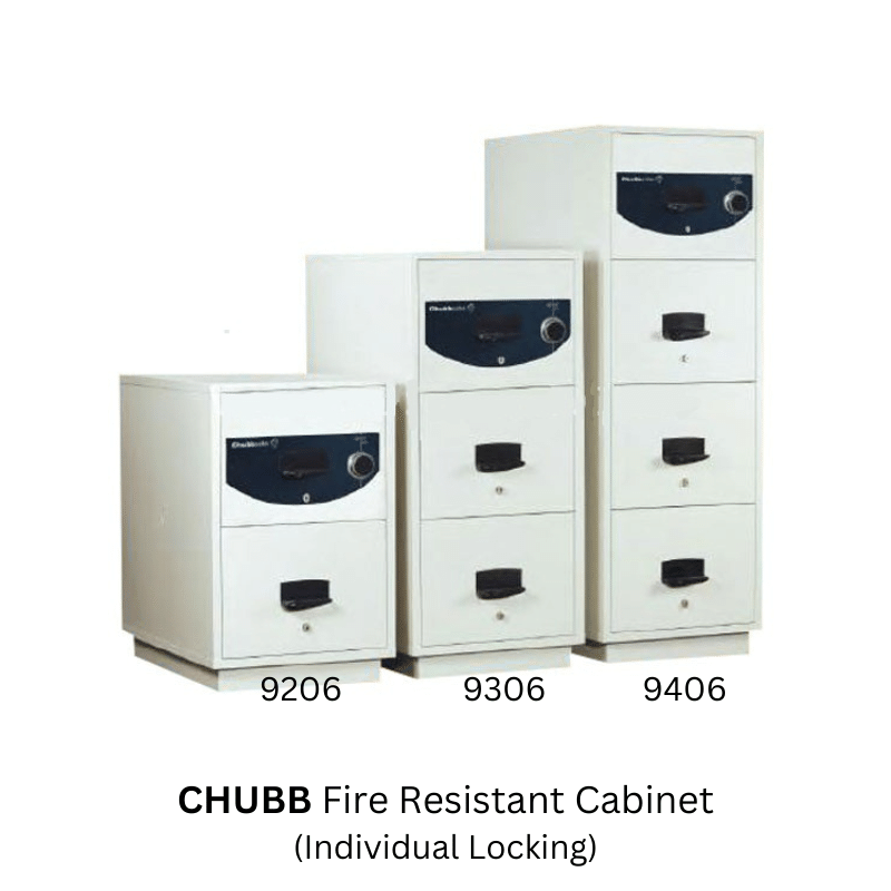 CHUBB Fire Resistant Cabinet 9406 (Individual Locking)